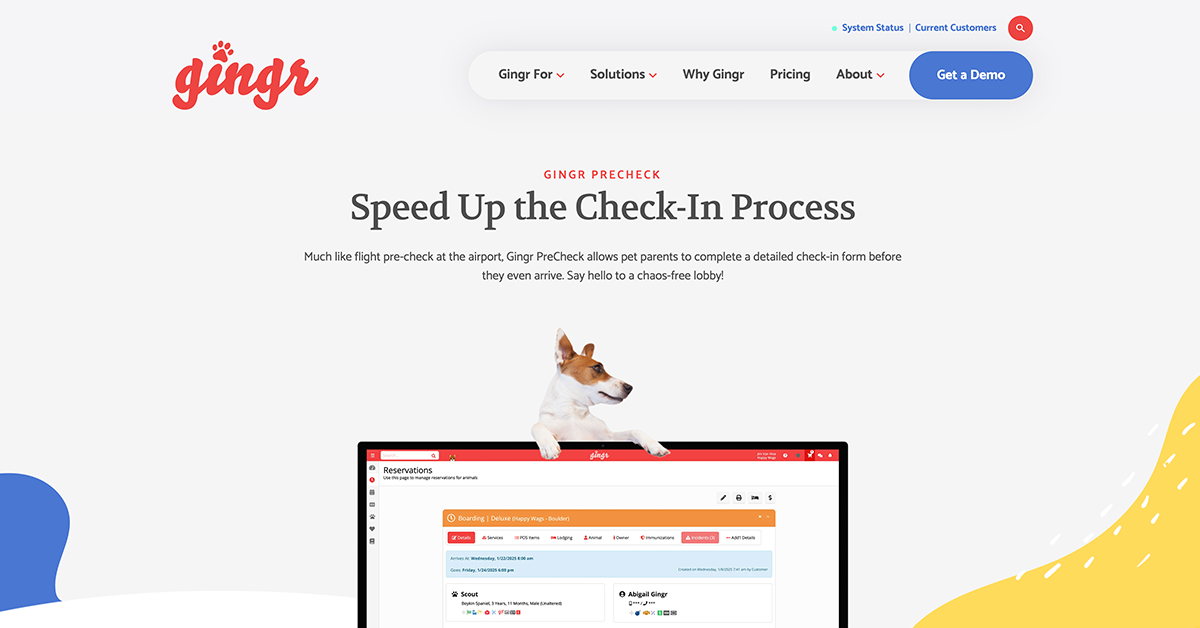 Streamline Check-In By Using Gingr PreCheck | Gingr
